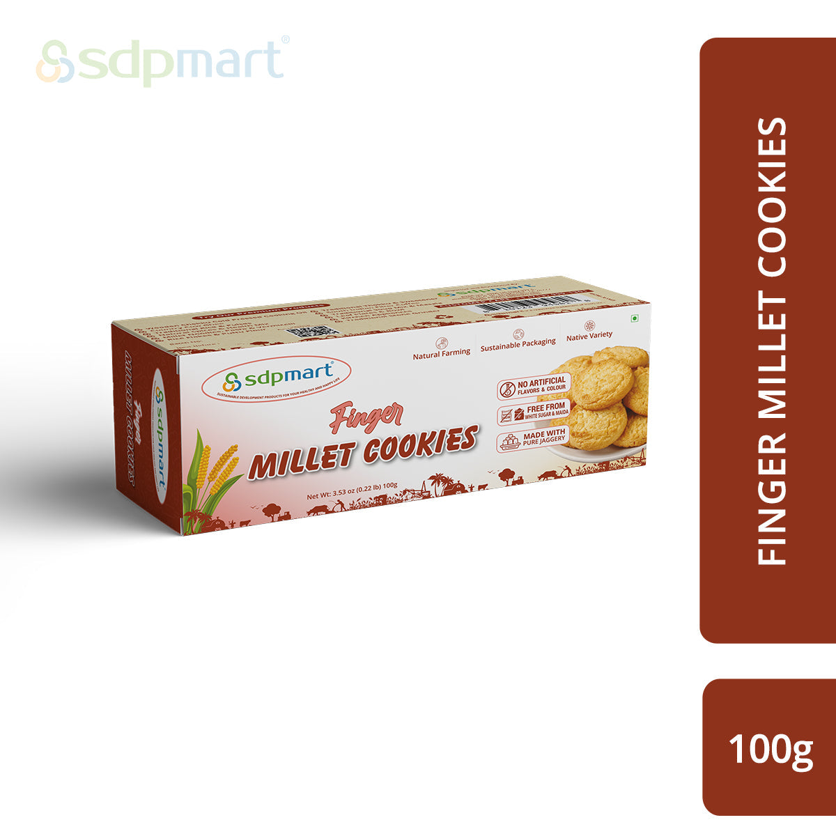 SDPMart Finger Millet Cookies 100 Gms – GNGOHIO